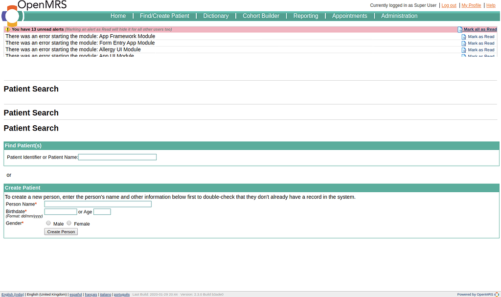 What's next after installing Reference Application module from SDK? - Development - OpenMRS Talk