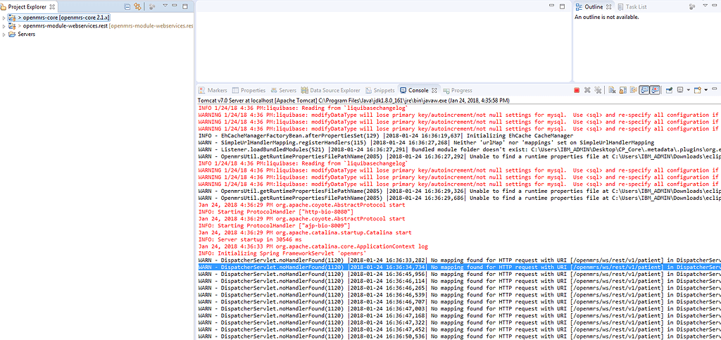 Getting 404 Error While Trying To Get Data From Rest Api Development Openmrs Talk