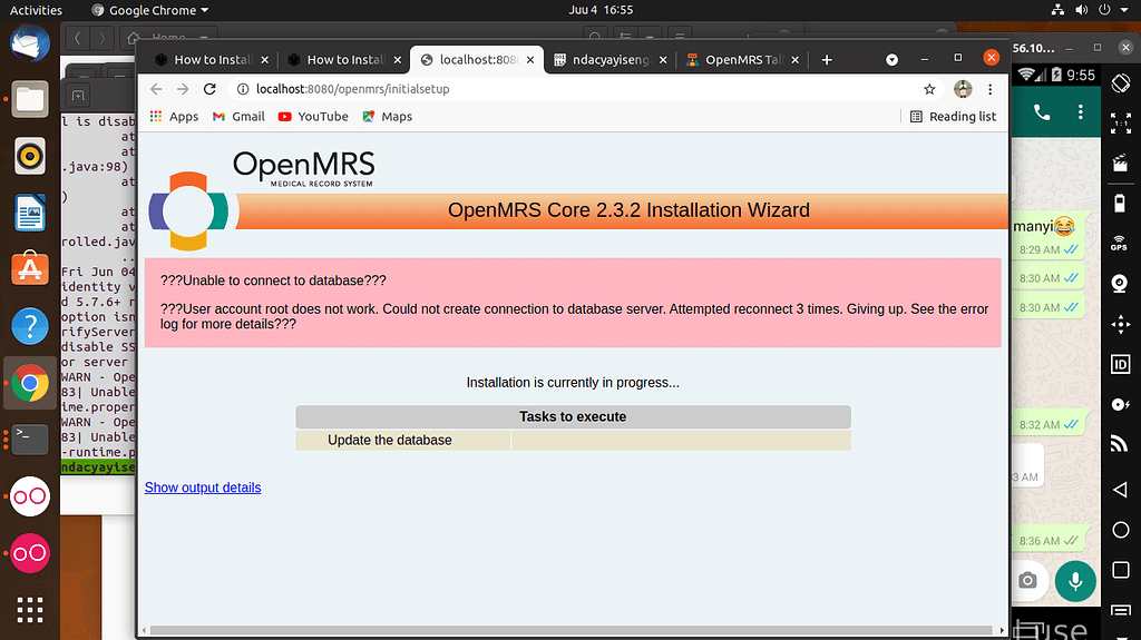 SDK: ???Unable to connect to database??? - Implementing - OpenMRS Talk