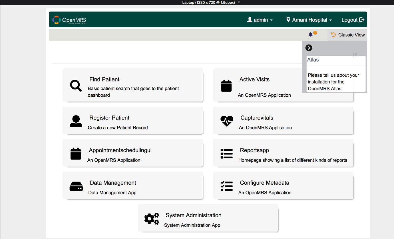 Progress on the new Reference Application redesign. - Reference App - OpenMRS Talk