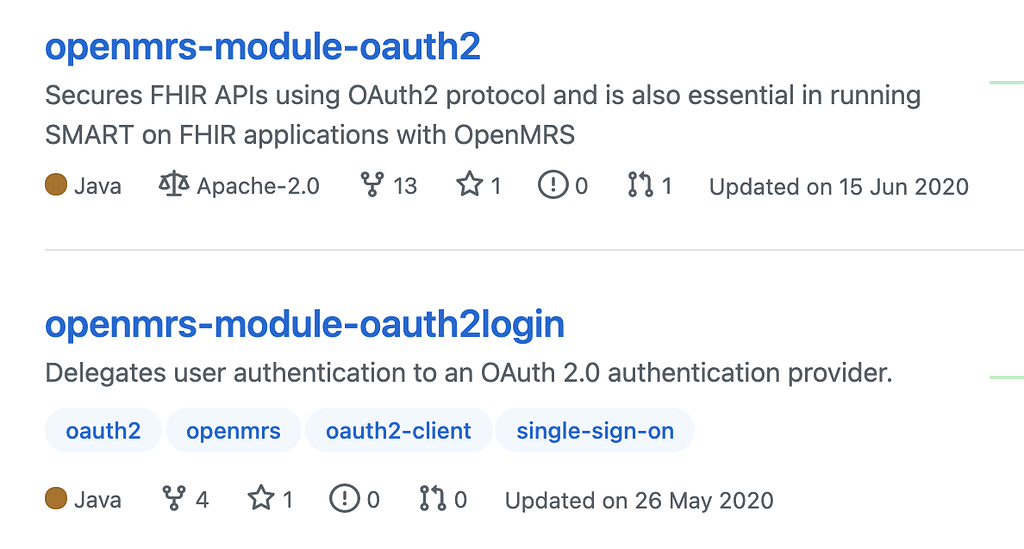 OA Jira project to group OAuth 2 and OAuth 2 Login - Infrastructure - OpenMRS Talk