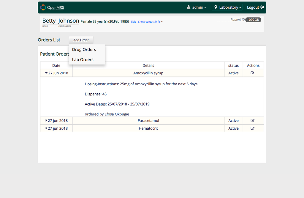 Order Entry UI Sprint 9 Progress - Development - OpenMRS Talk