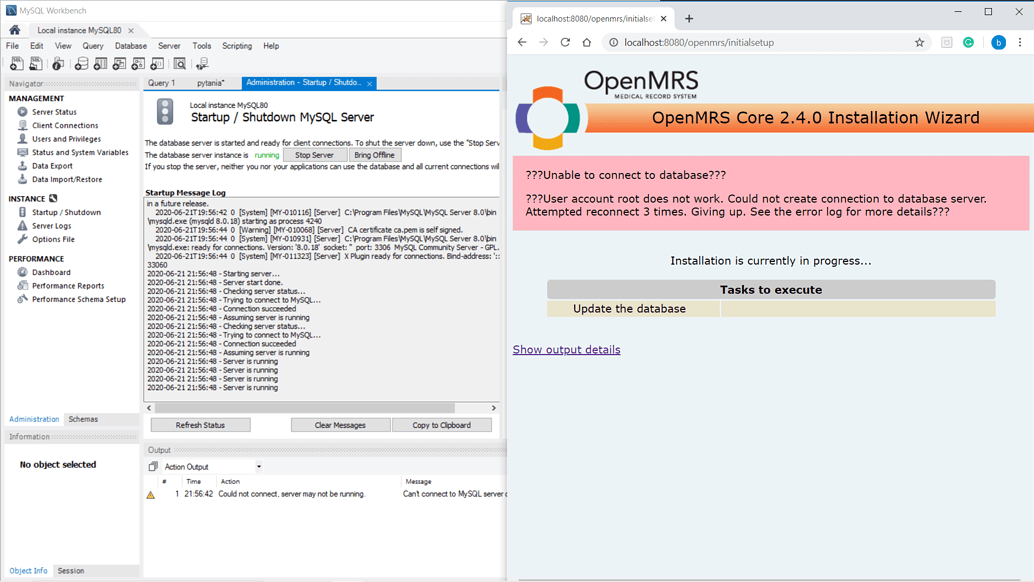 Get stuck with setup - Development - OpenMRS Talk