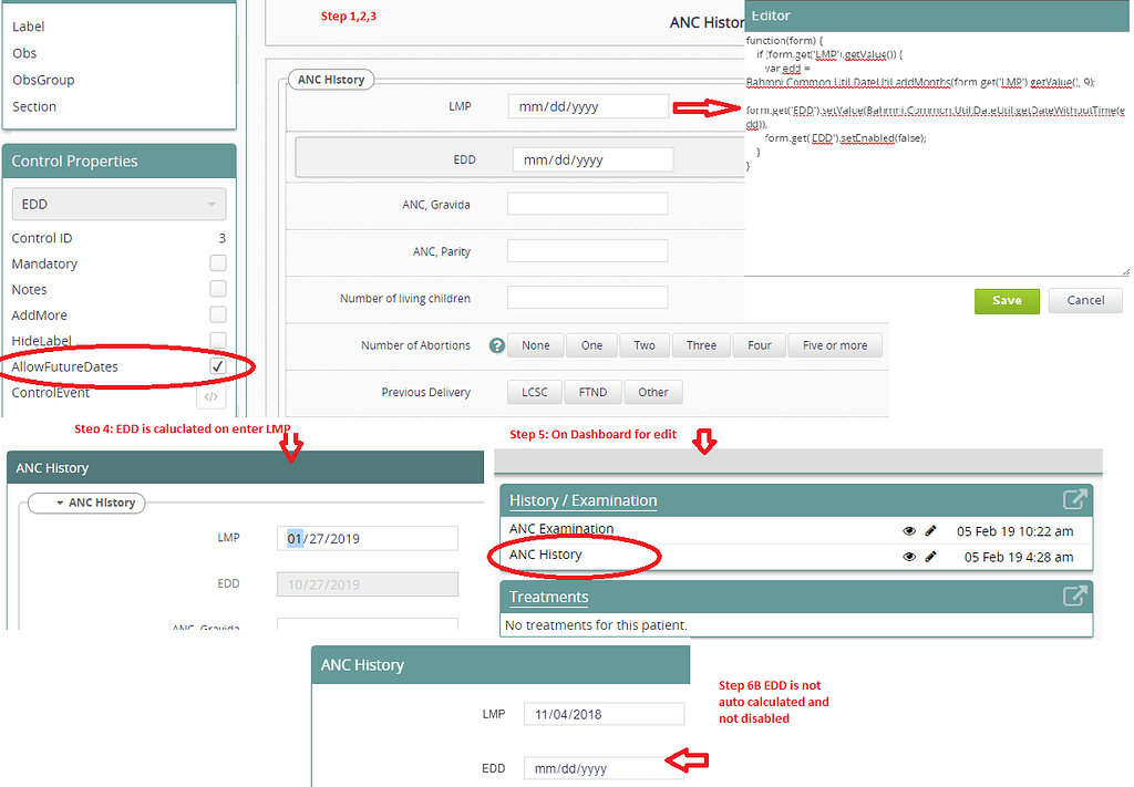 Custom Form on Dashboard - script not evaluated while editing through Forms Display Control ...