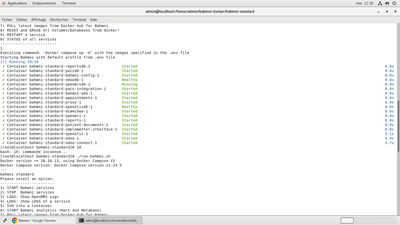 Installing Bahmni In docker - Bahmni - OpenMRS Talk