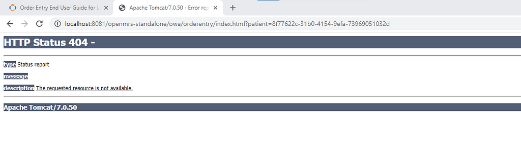 Order Entry Ui Configuration With Openmrs Development Openmrs Talk