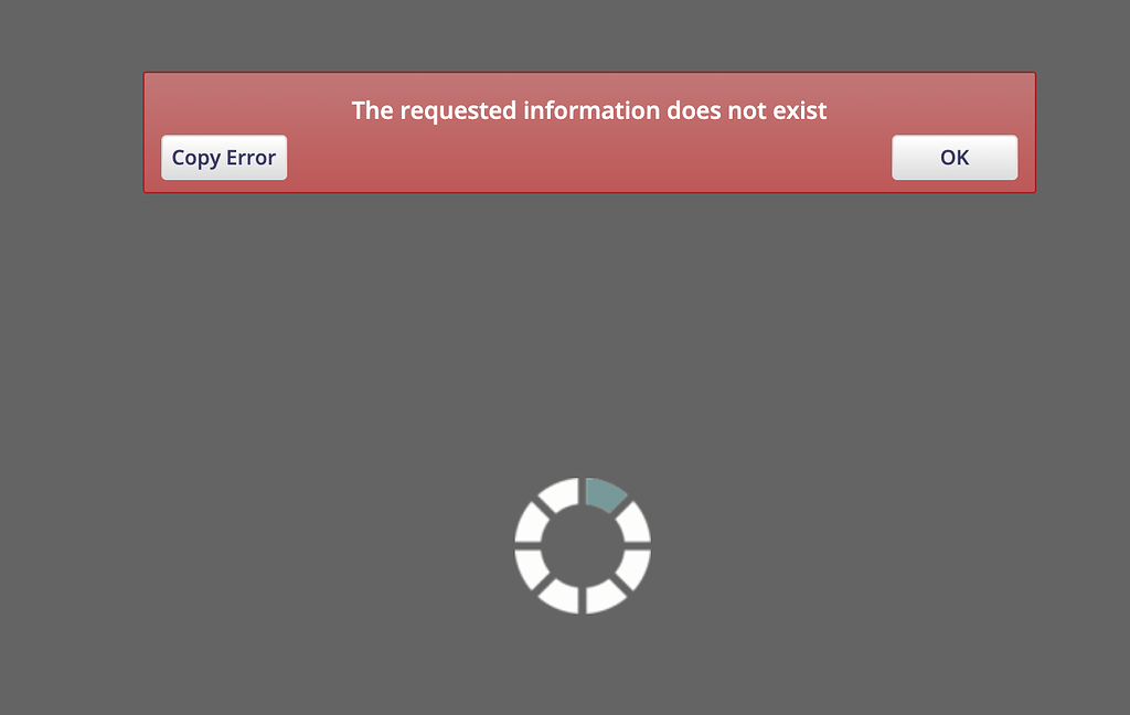 V0.93 The requested information does not exist- Clinical module login ...