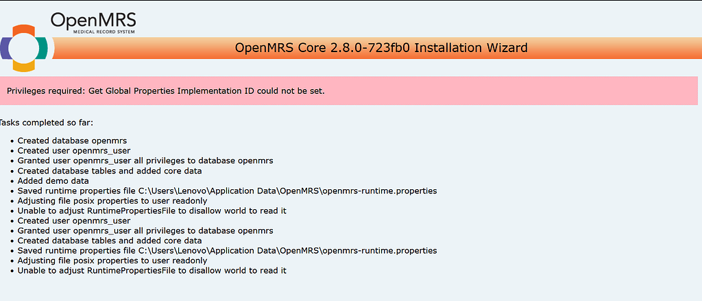 Having trouble set up the openmrs core. - Development - OpenMRS Talk