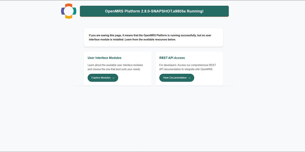 Backend Problem - Development - OpenMRS Talk