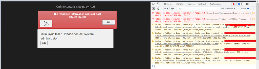 bahmni connect error - Bahmni - OpenMRS Talk