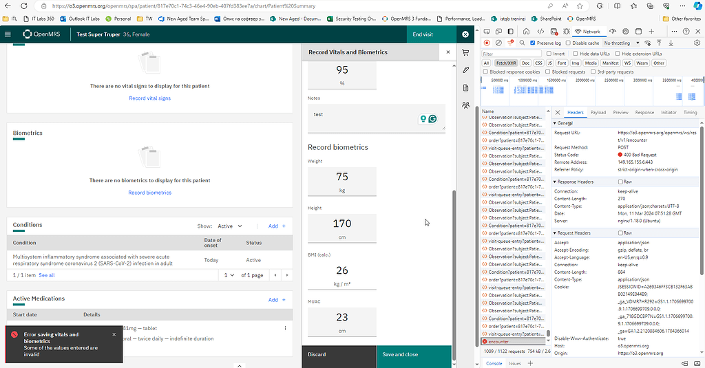 Encounter.datetimeShouldBeBeforeCurrent, encounterDateTime Error - Development - OpenMRS Talk