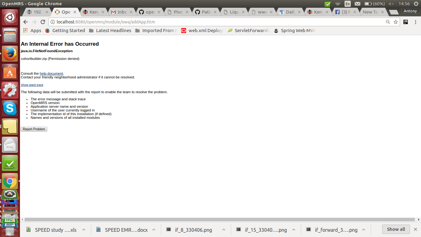 Error building OWA Cohort builder app - Development - OpenMRS Talk
