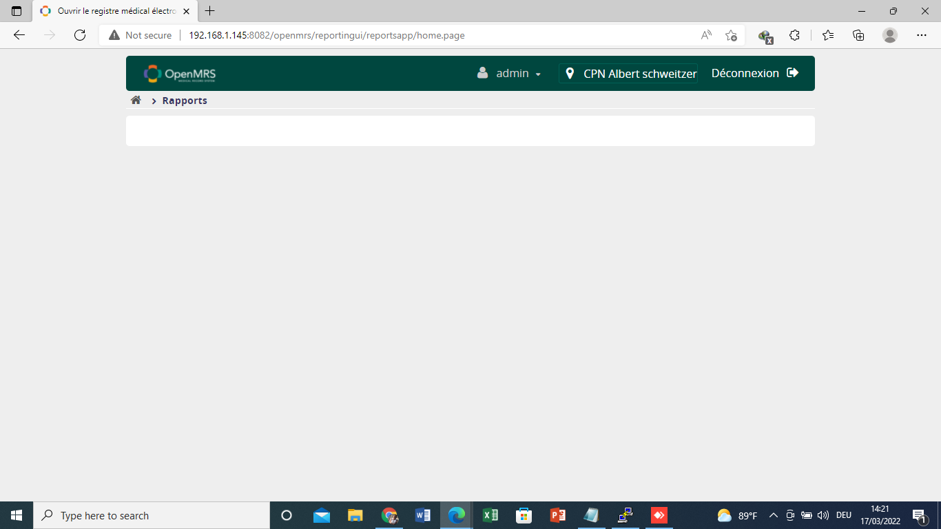 Display the reports - Ask OpenMRS - OpenMRS Talk