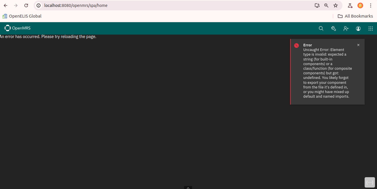 OpenMRS-esm-core fails - OpenMRS Talk OpenMRS-esm-core fails - OpenMRS Talk