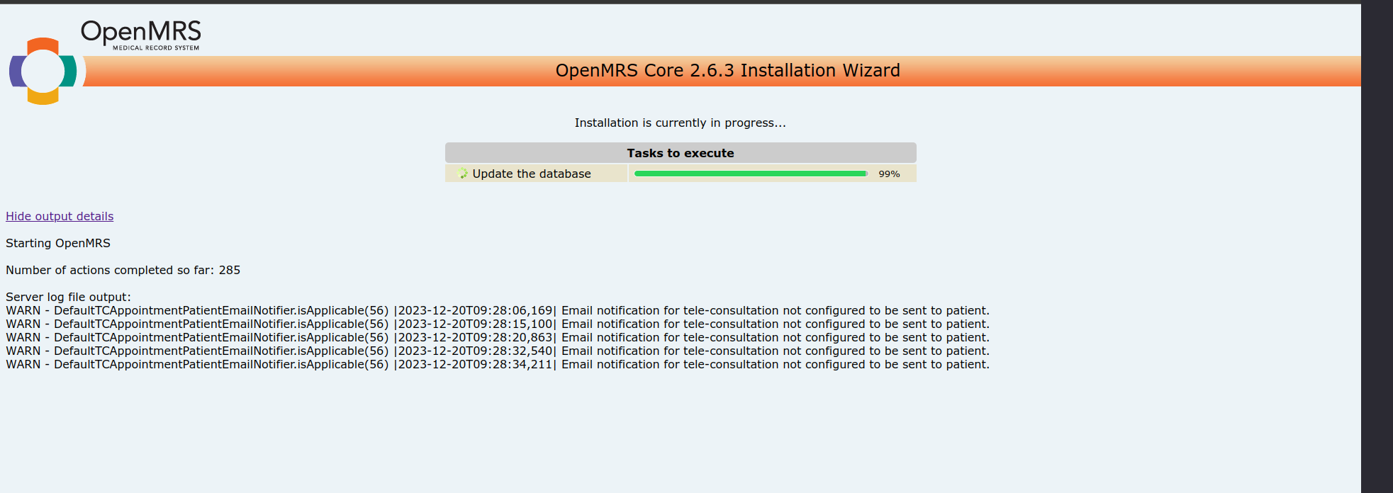 Problem Running Openmrs3 On Server Ask Openmrs Openmrs Talk 